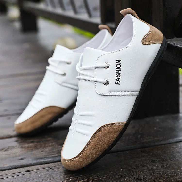 Zapatos de cuero italiano genuino para hombre – syytop